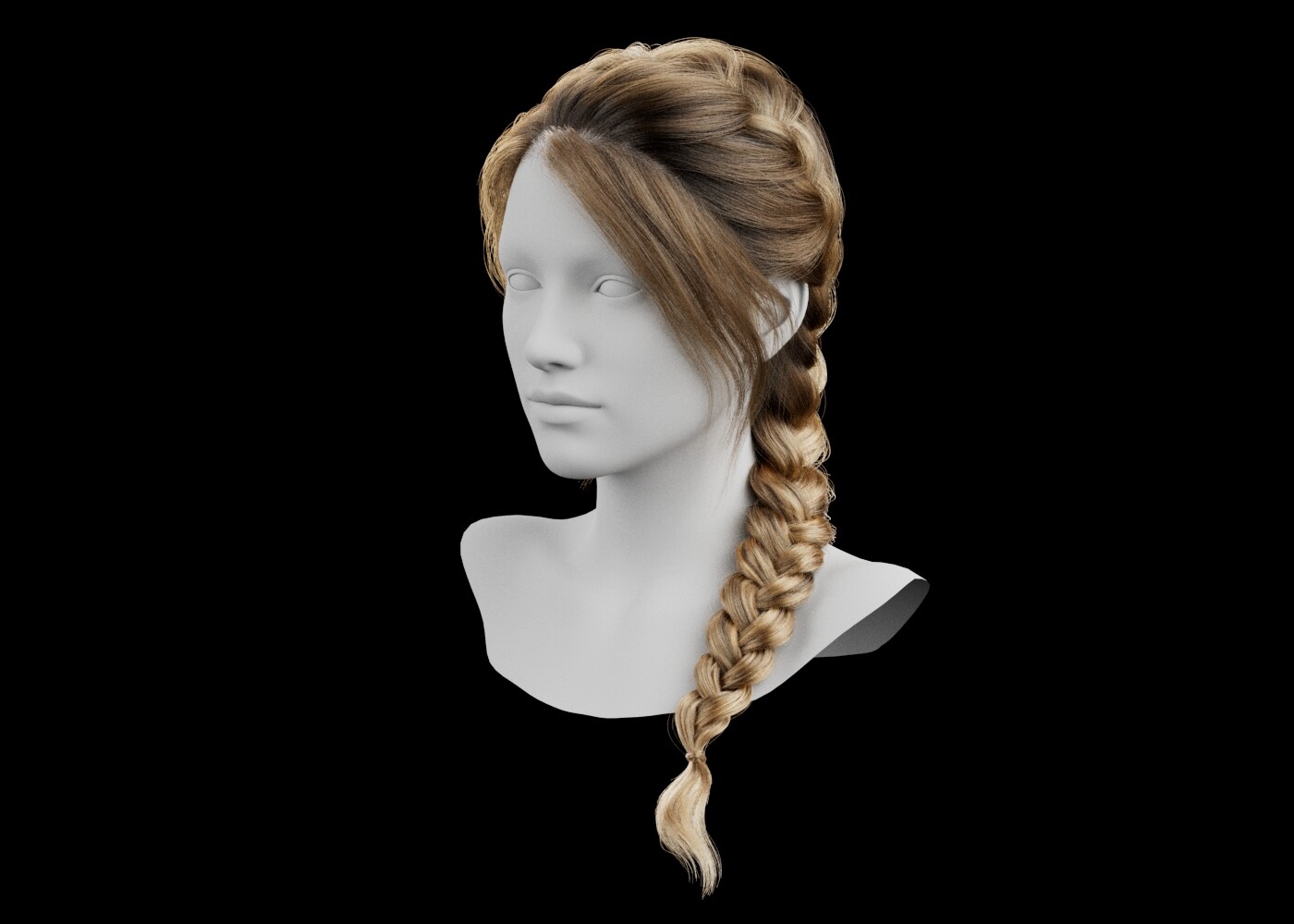 Jason Tsai - Side French Braid - XGen