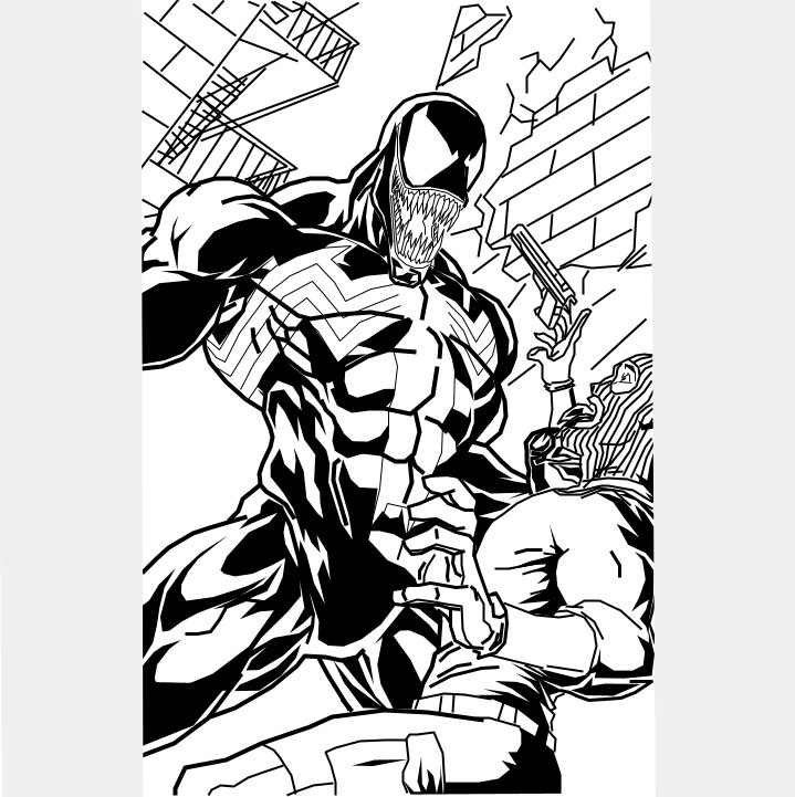 ArtStation - The venom movie comic form