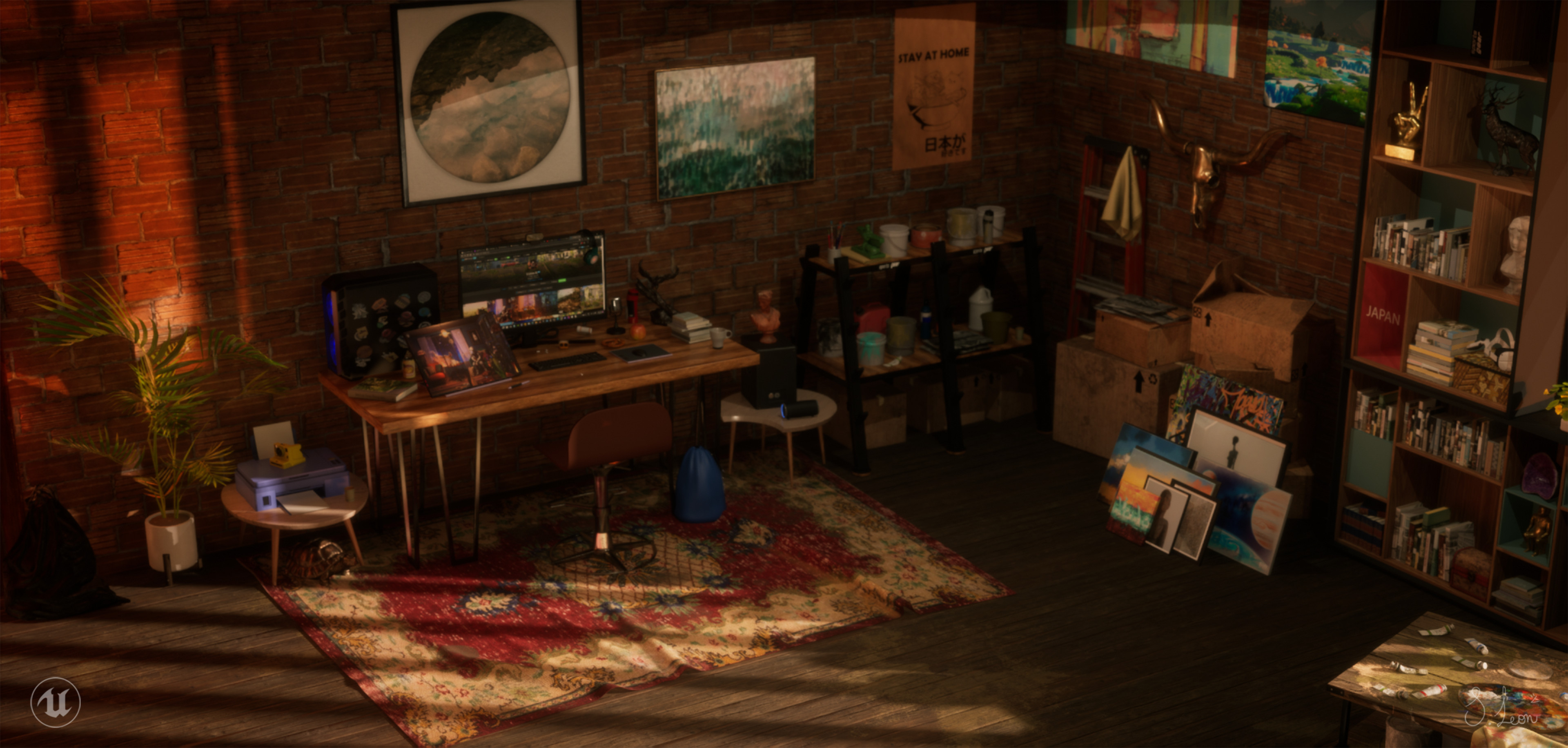 S Leon N - art studio