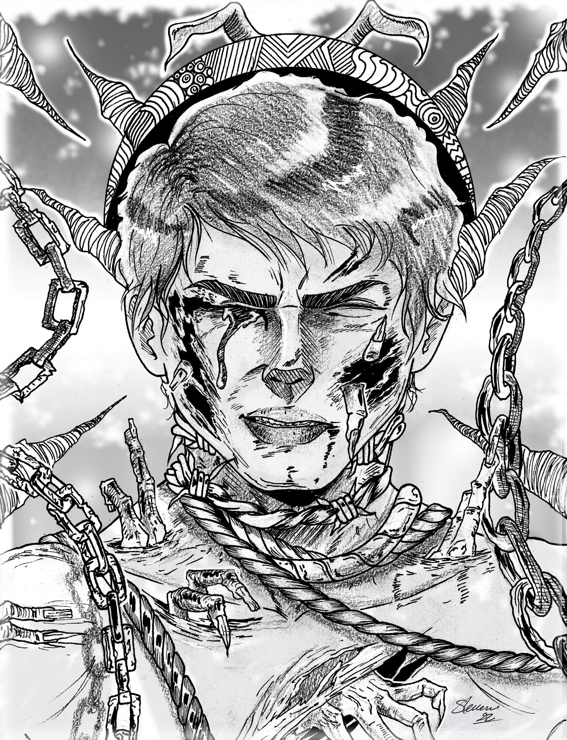 ArtStation - The face of Agony