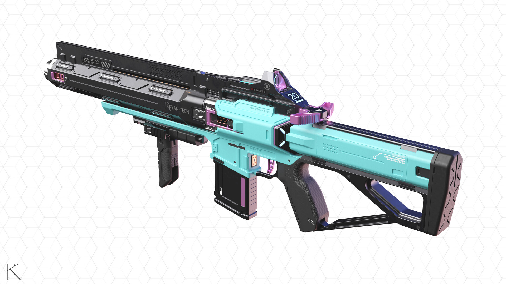 ArtStation - tech rifle