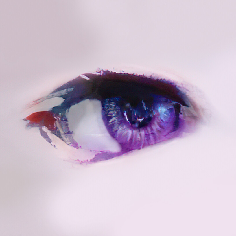 ArtStation - stylized eye drawing