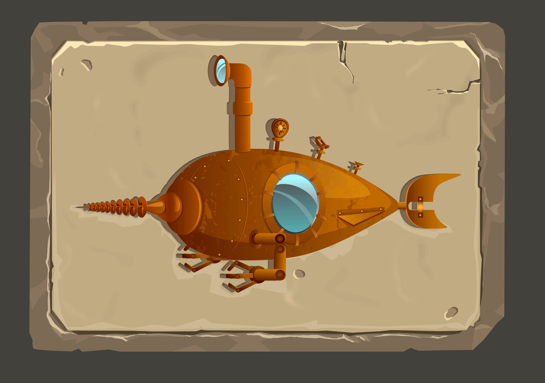 ArtStation - Submarine icon