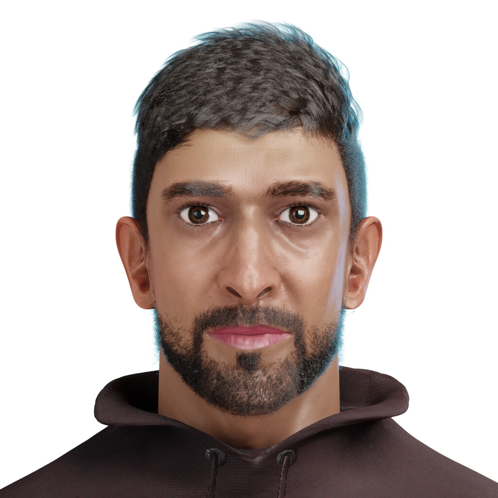 ArtStation - 3D character Face