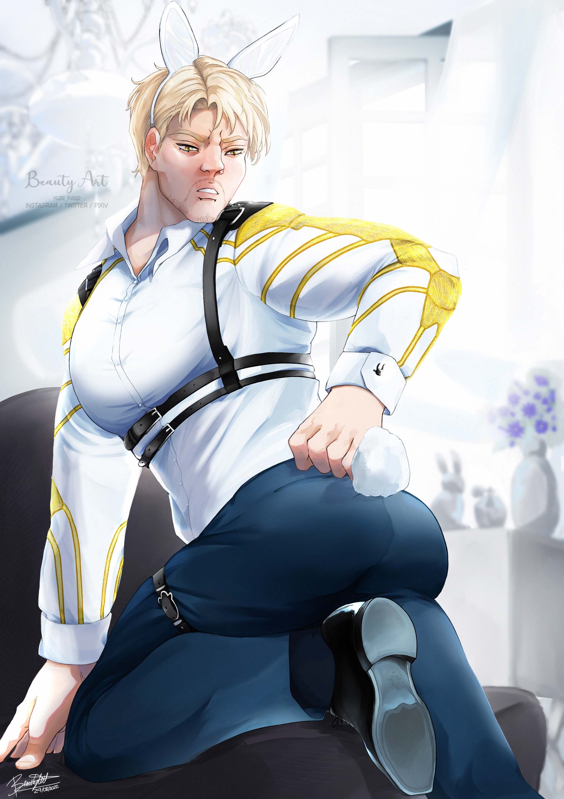 Beauty Art Original Design Fancy Bunny Suit