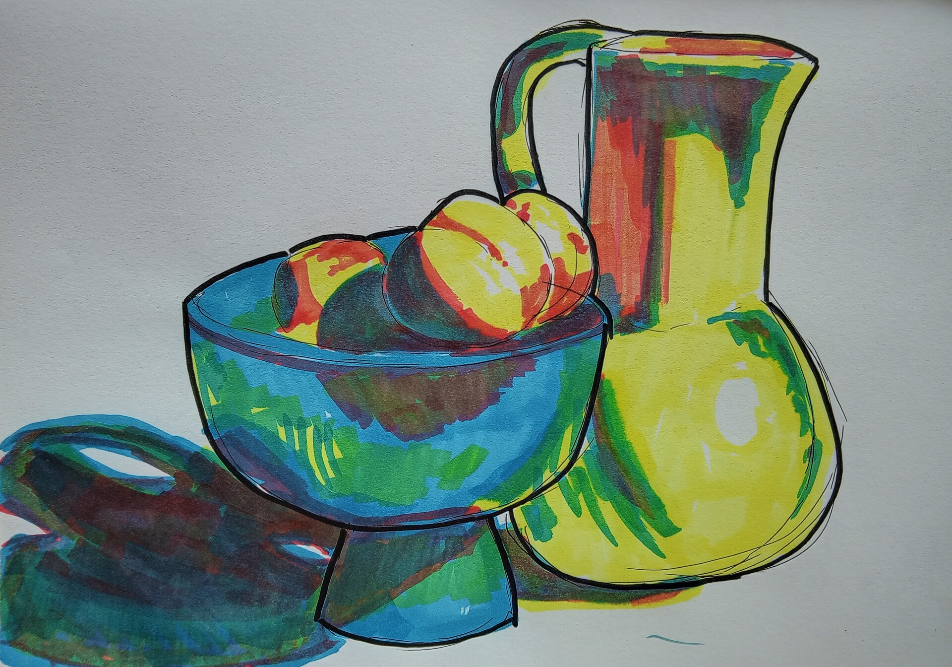 ArtStation - colour and value study