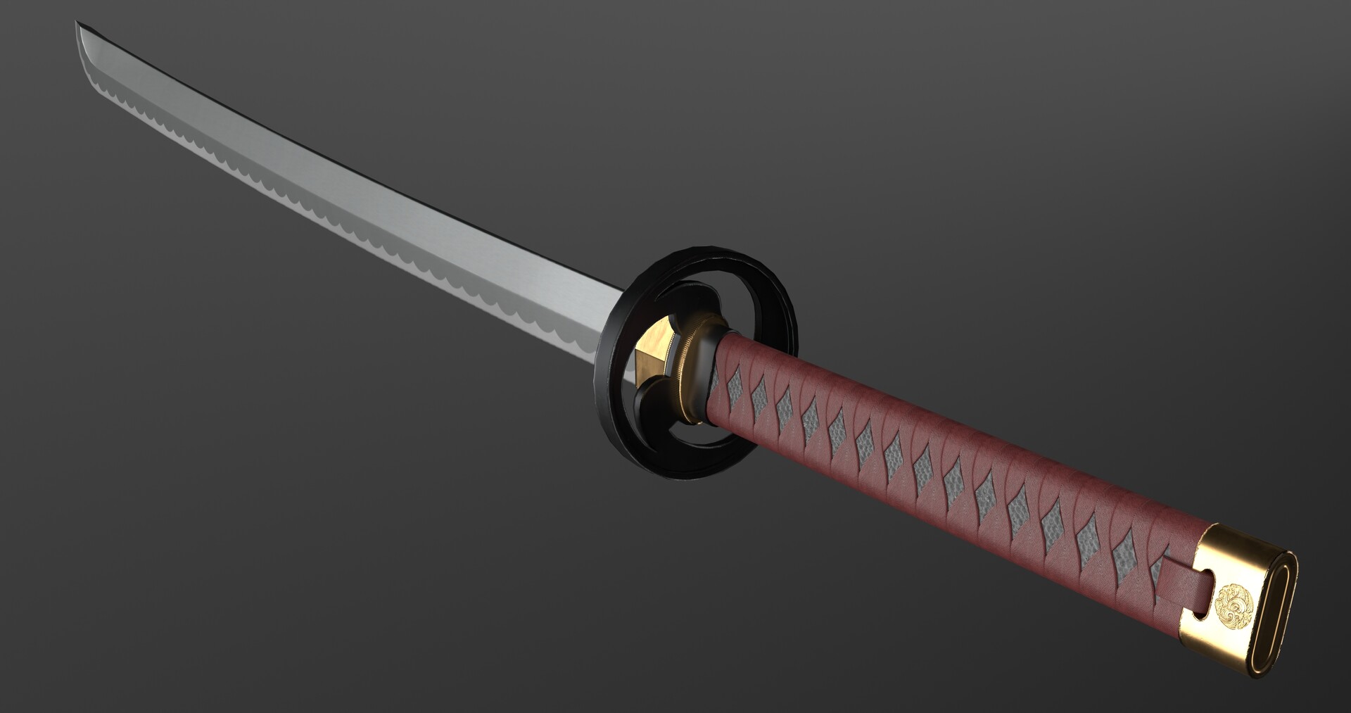 ArtStation - Katana Low Poly