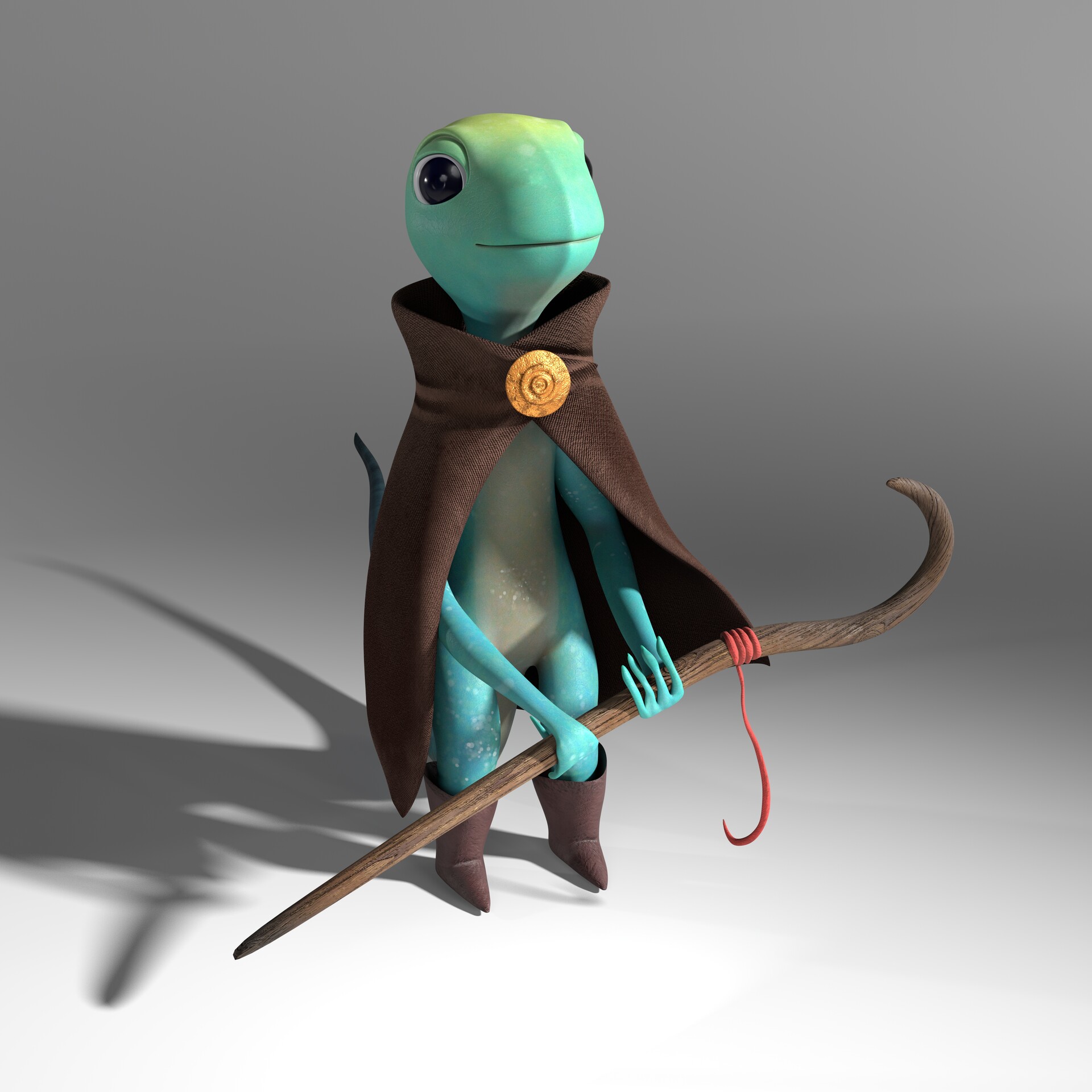 ArtStation - Lizard Cartoon
