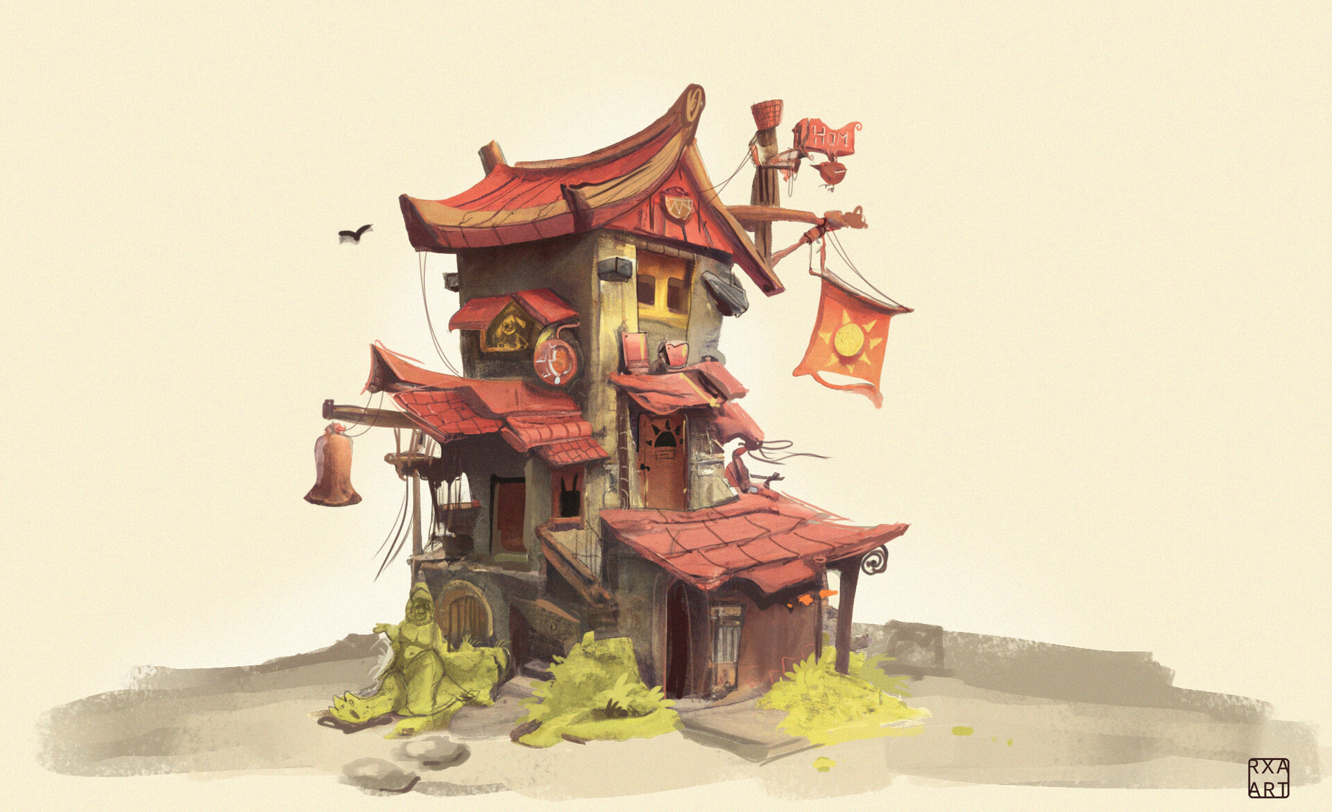 ArtStation - Sun Home House Concept