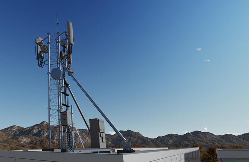 ArtStation - Telecom Tower and its elements