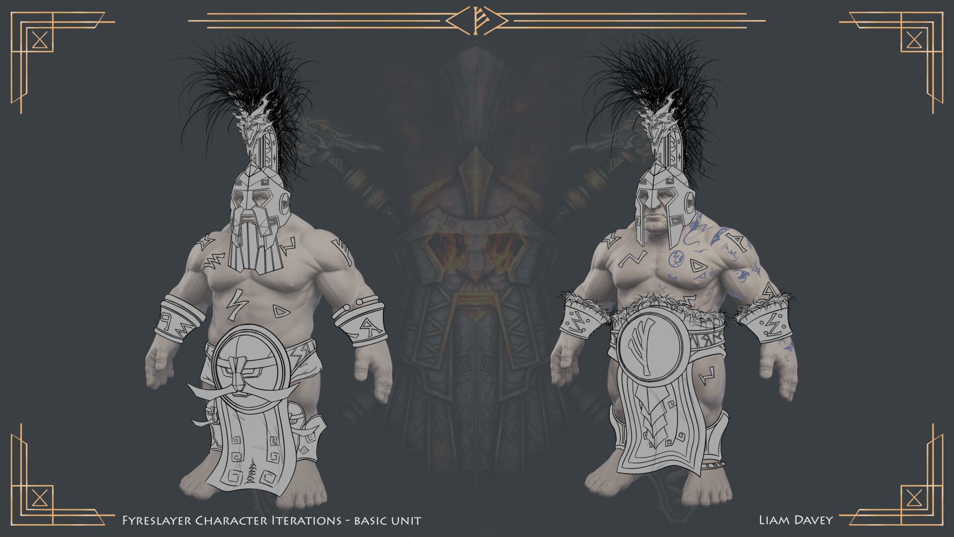 Liam Davey - Fyreslayer Ground Unit - Forge fury Berzerkers