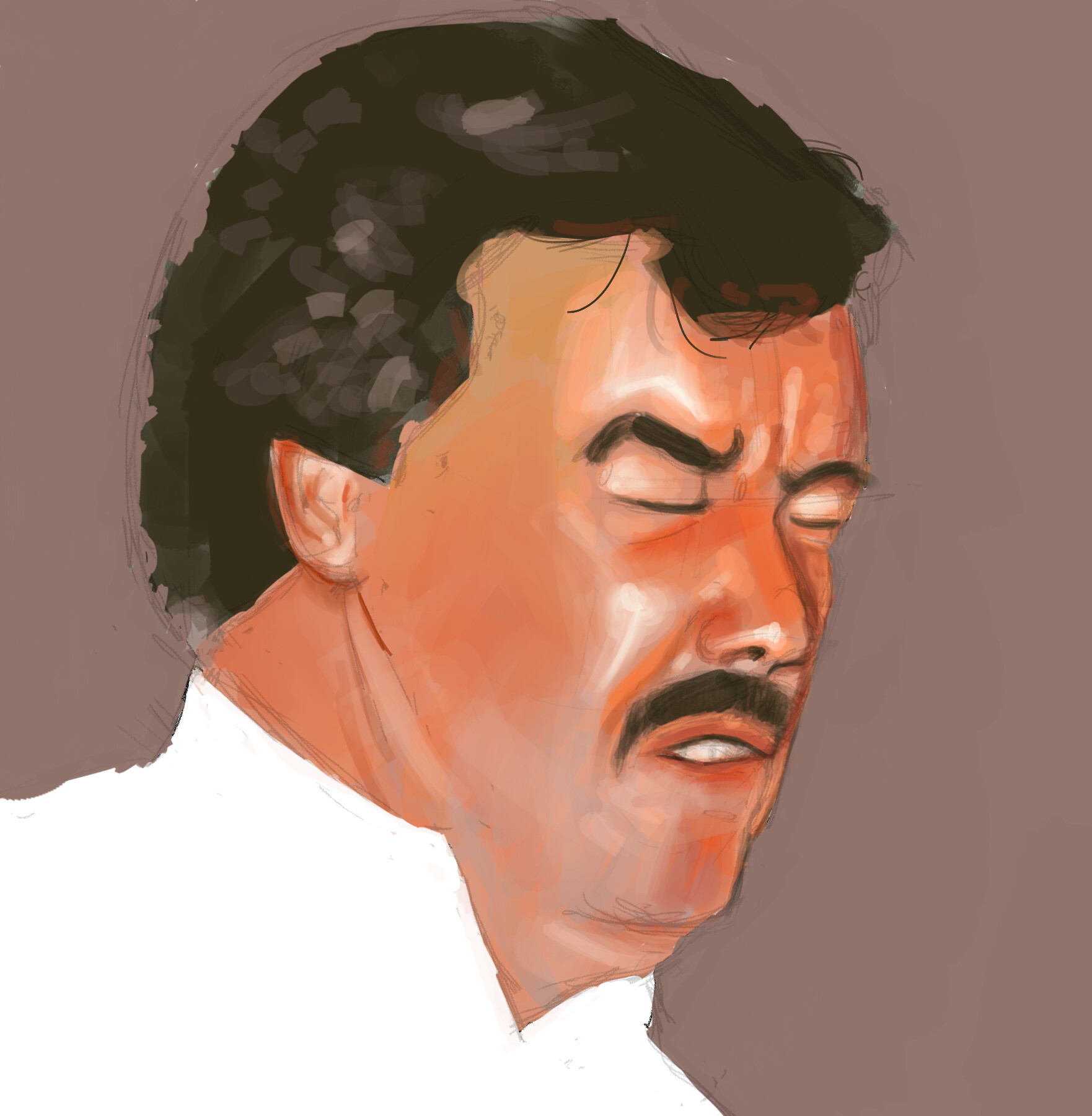 ArtStation - Some dude making a weird face