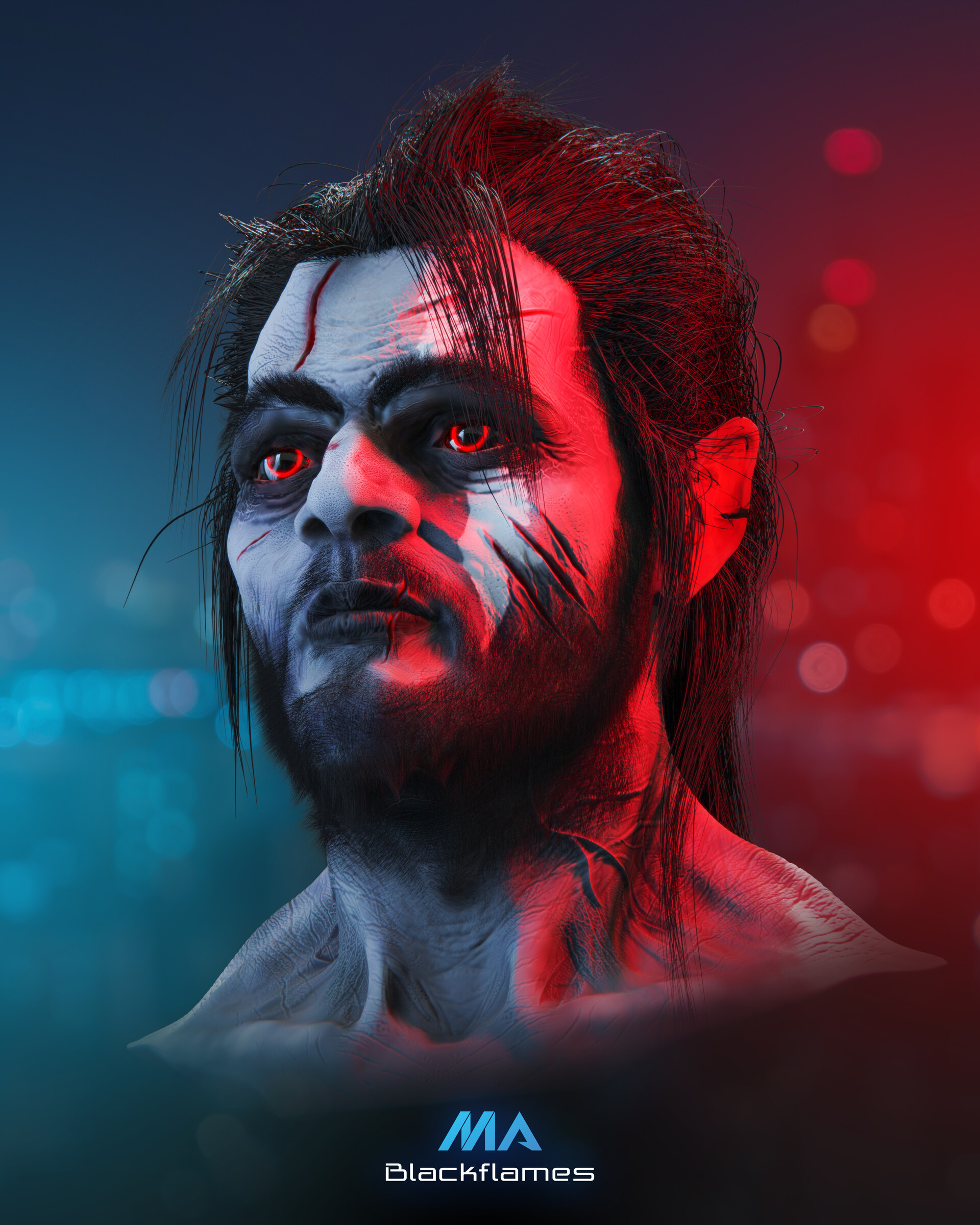 ArtStation - Vampire portrait