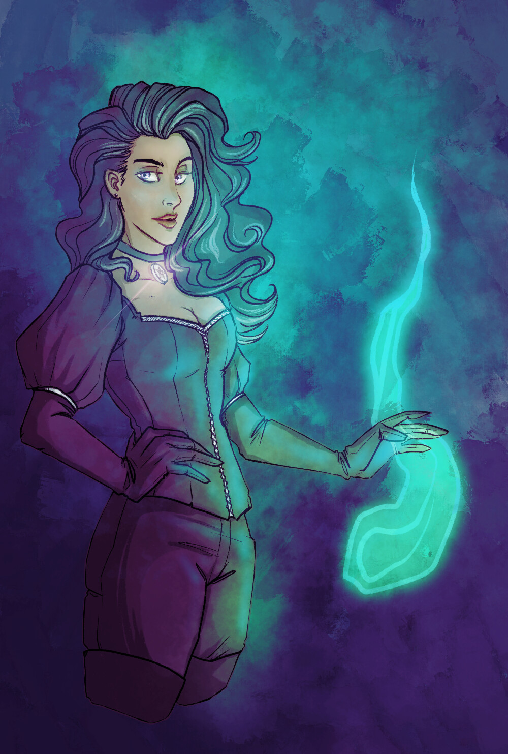 ArtStation - Yennefer and Witch Fire