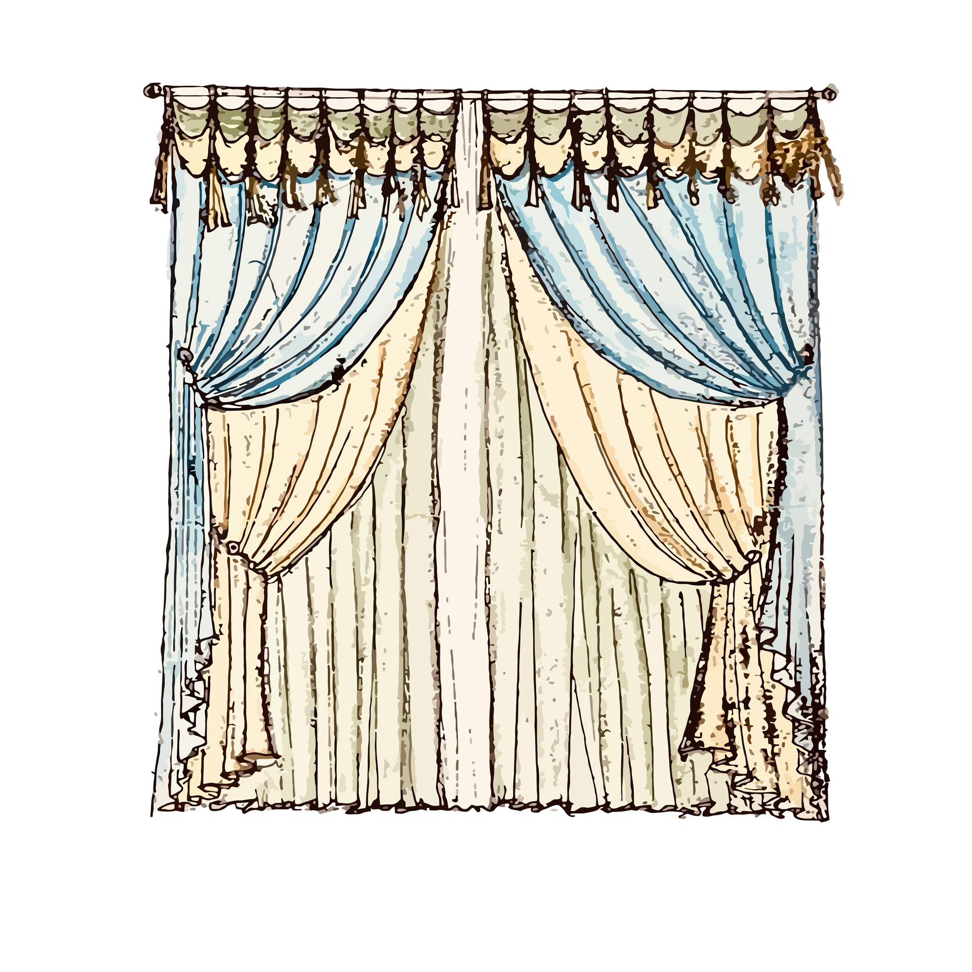 ArtStation - classic curtains