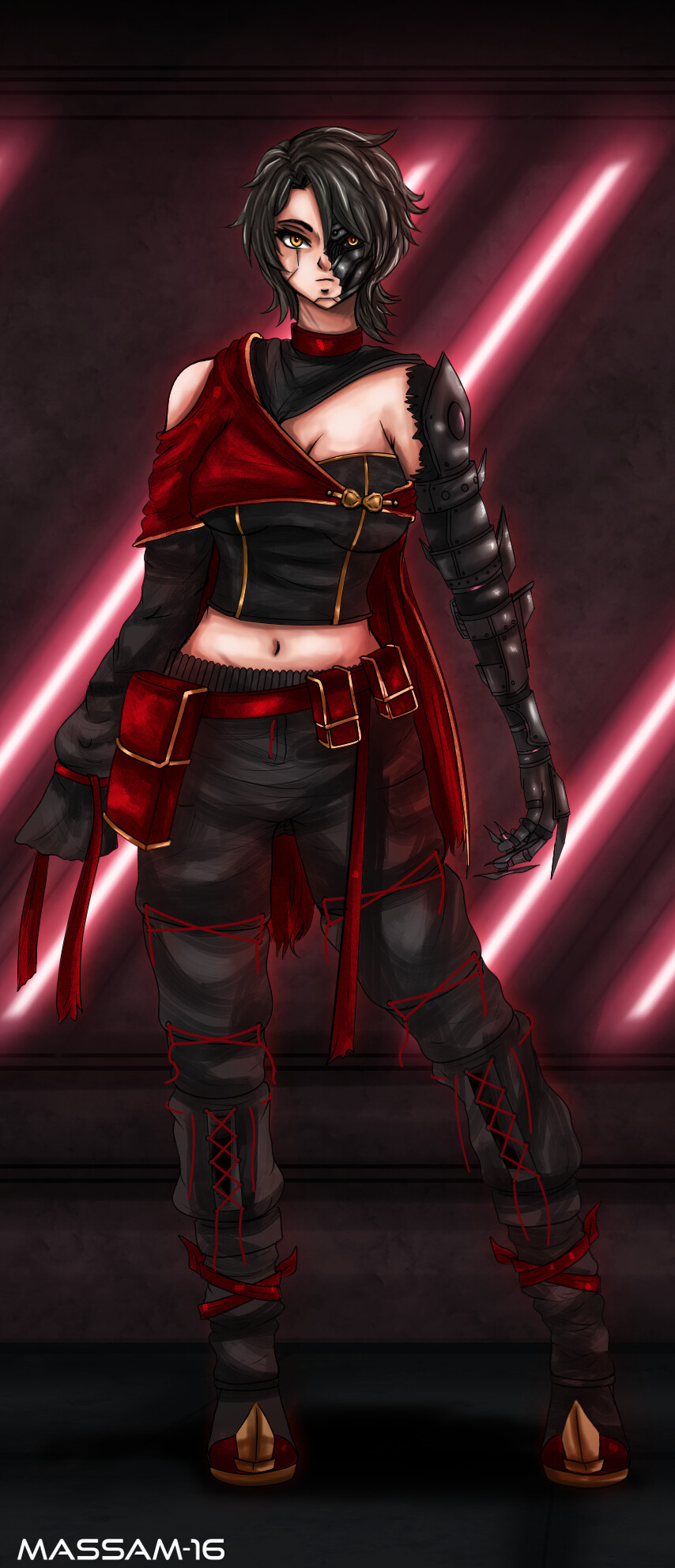 ArtStation - Cyberpunk Cinder Fall