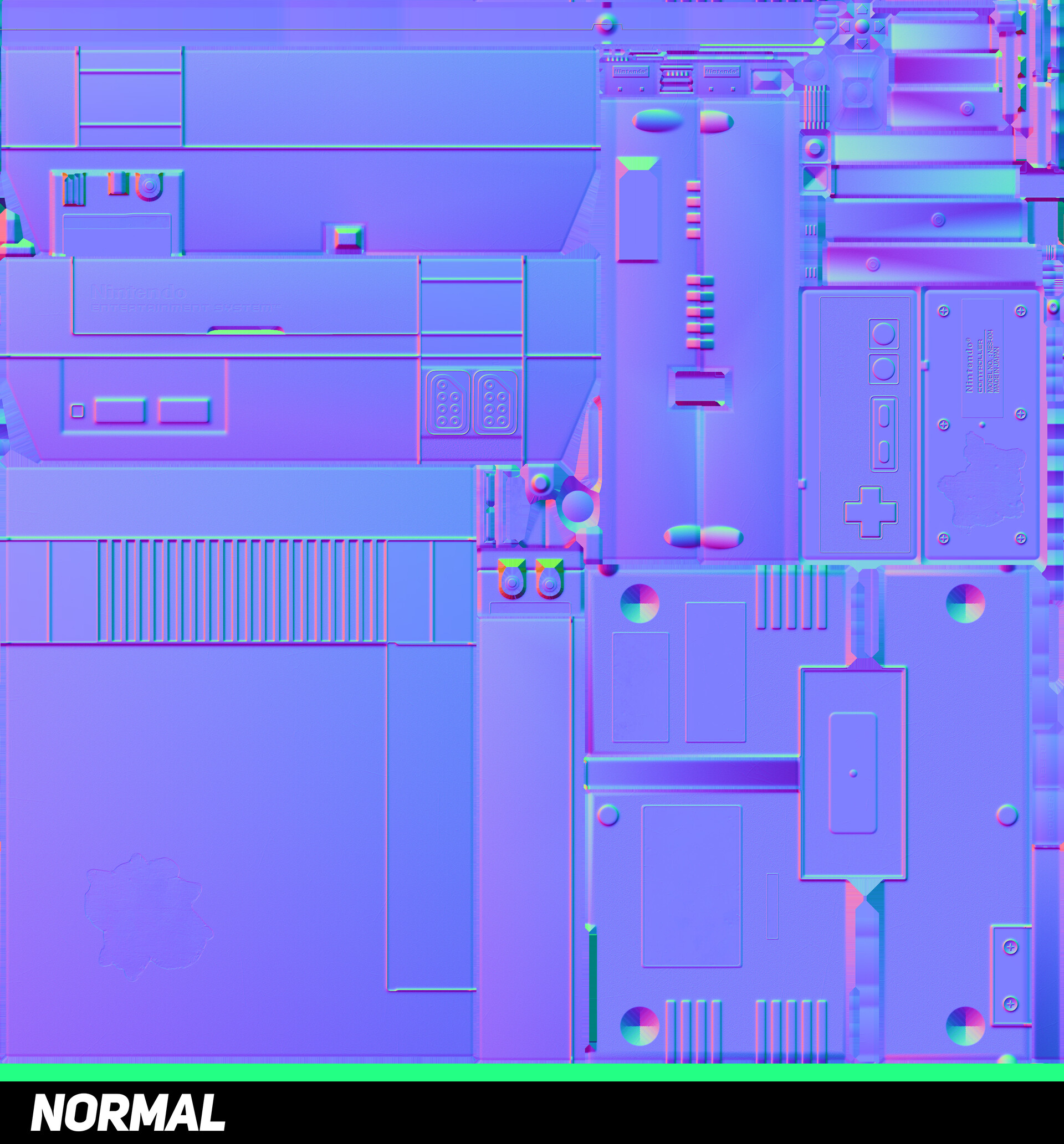 ArtStation - Nintendo NES