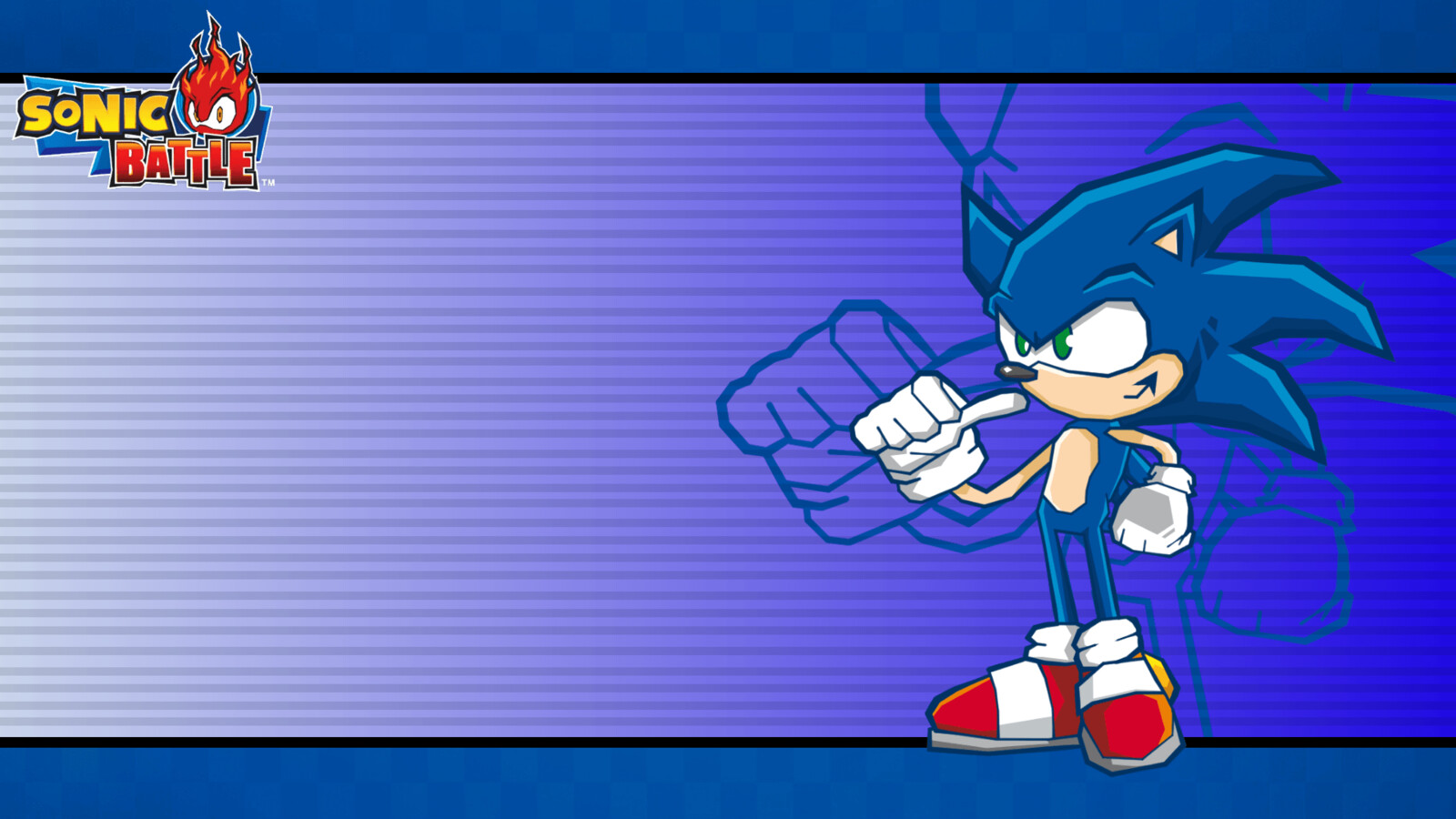 Multicolor The Hedgehog - Sonic Battle Custom