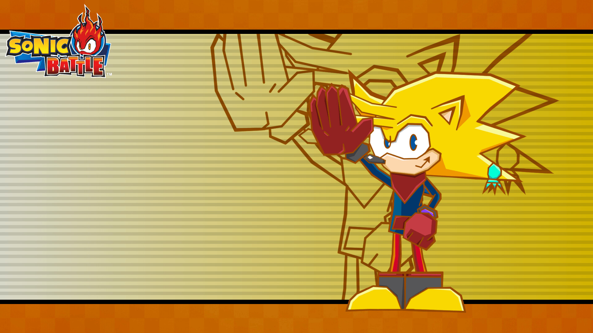 Multicolor The Hedgehog - Sonic Battle Custom