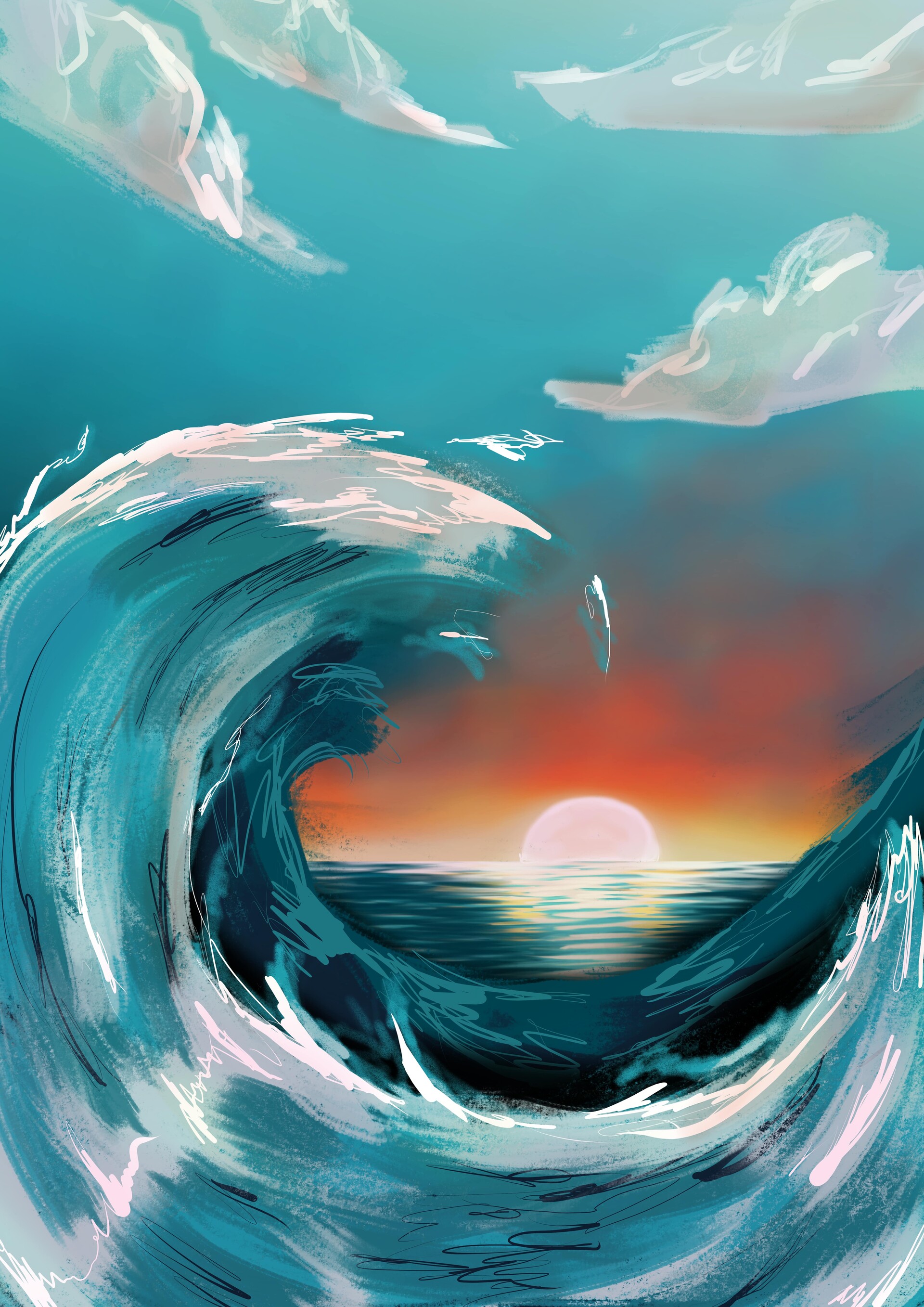 ArtStation - Wave view