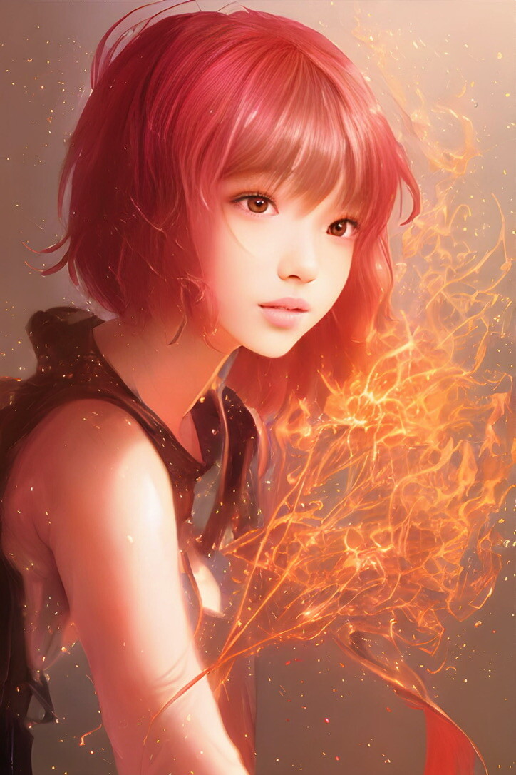 ArtStation - Goddess of Flame v11