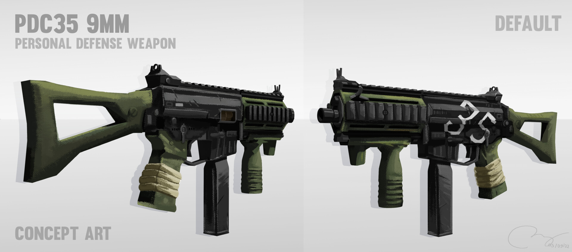 ArtStation - CAP - 012 | SMG Concept - Default