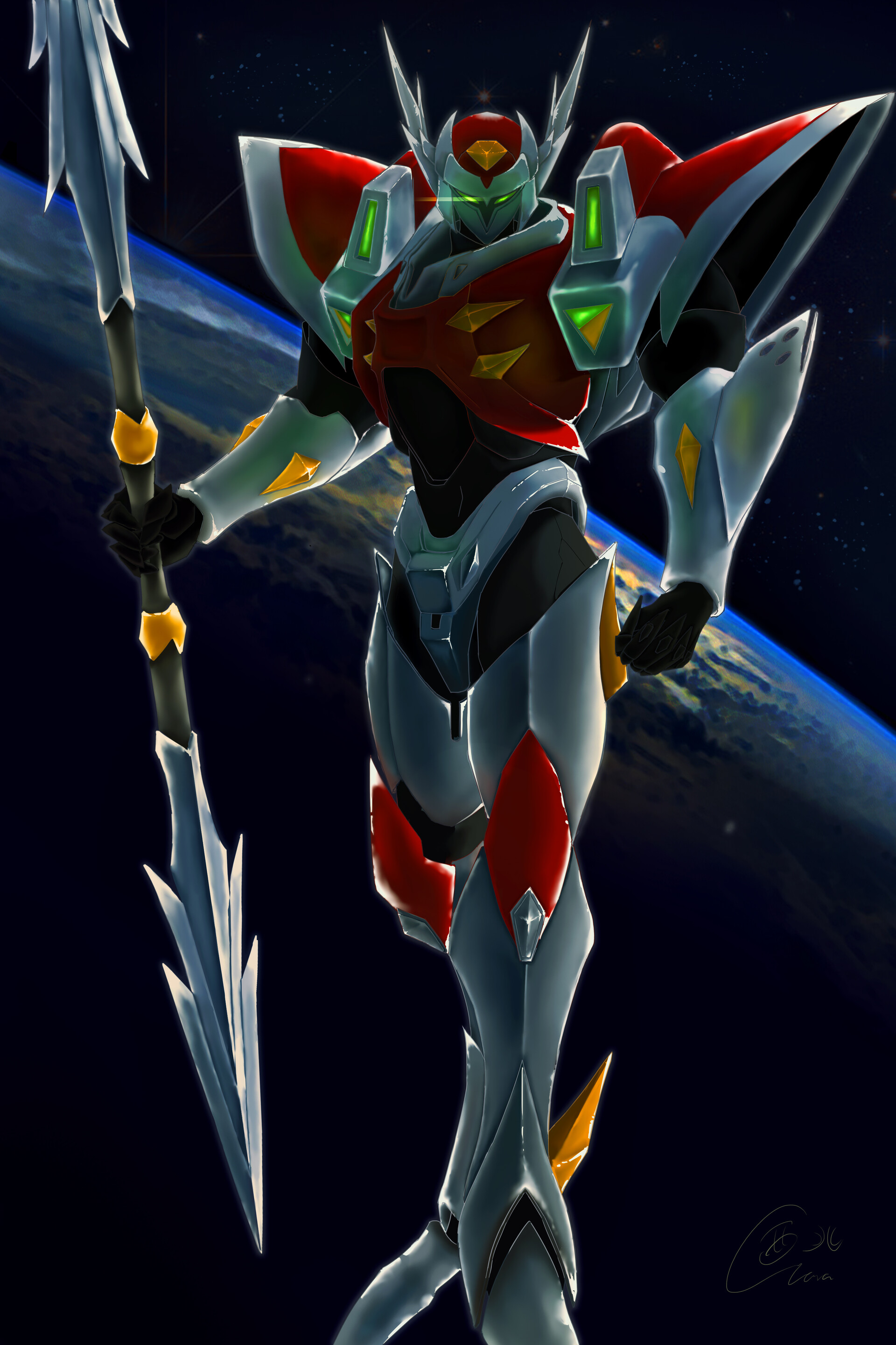 ArtStation - Tekkaman Blade - D boy