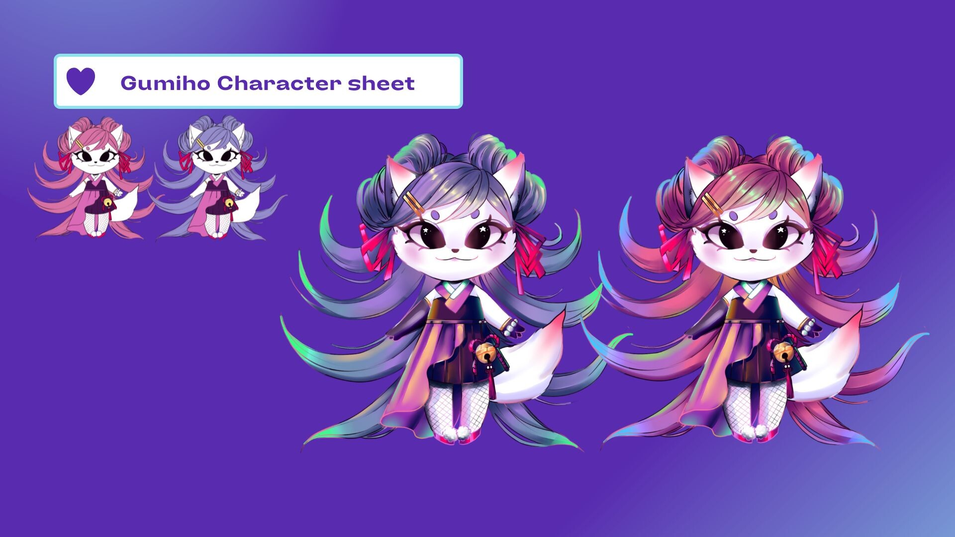 ArtStation - Gumiho character design sheet