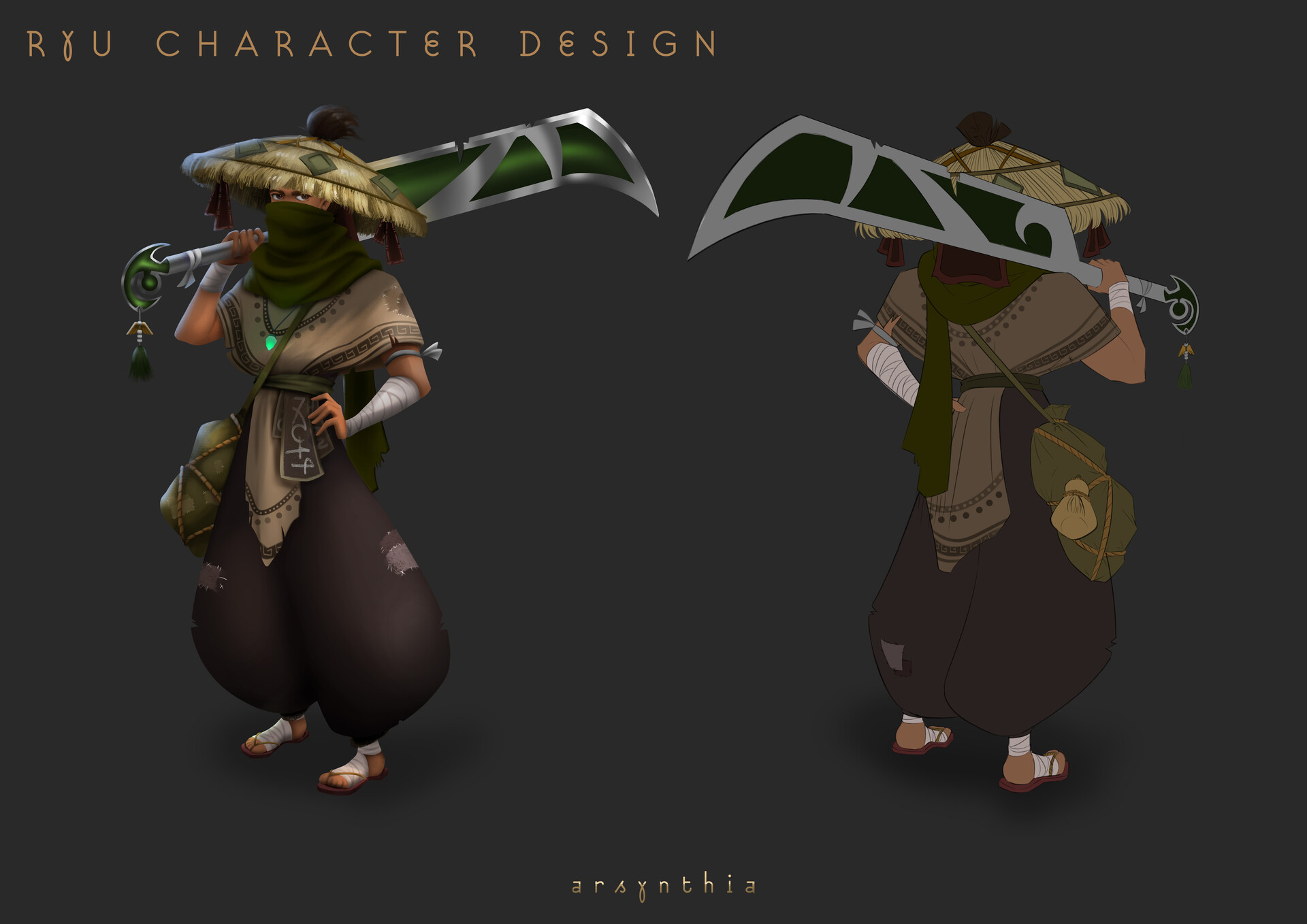ArtStation - Ryu character design
