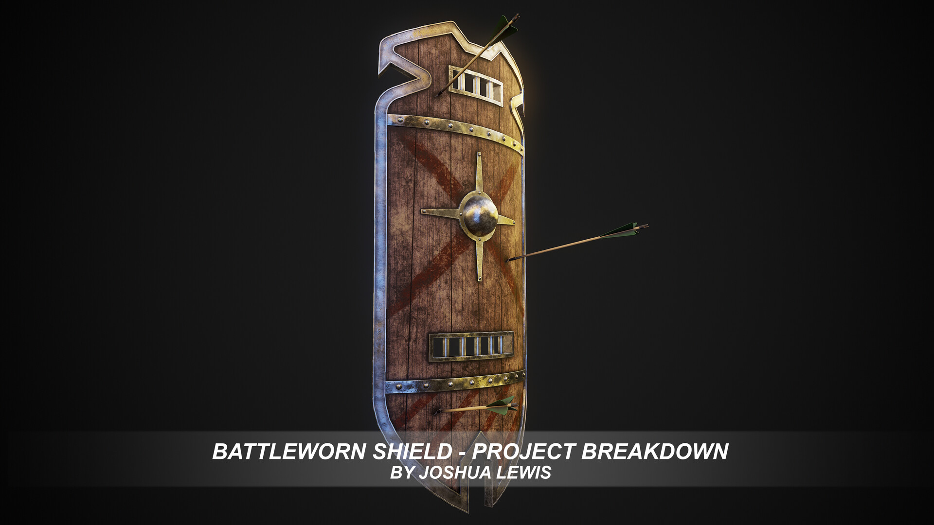 Joshua Lewis - Battleworn Tower Shield