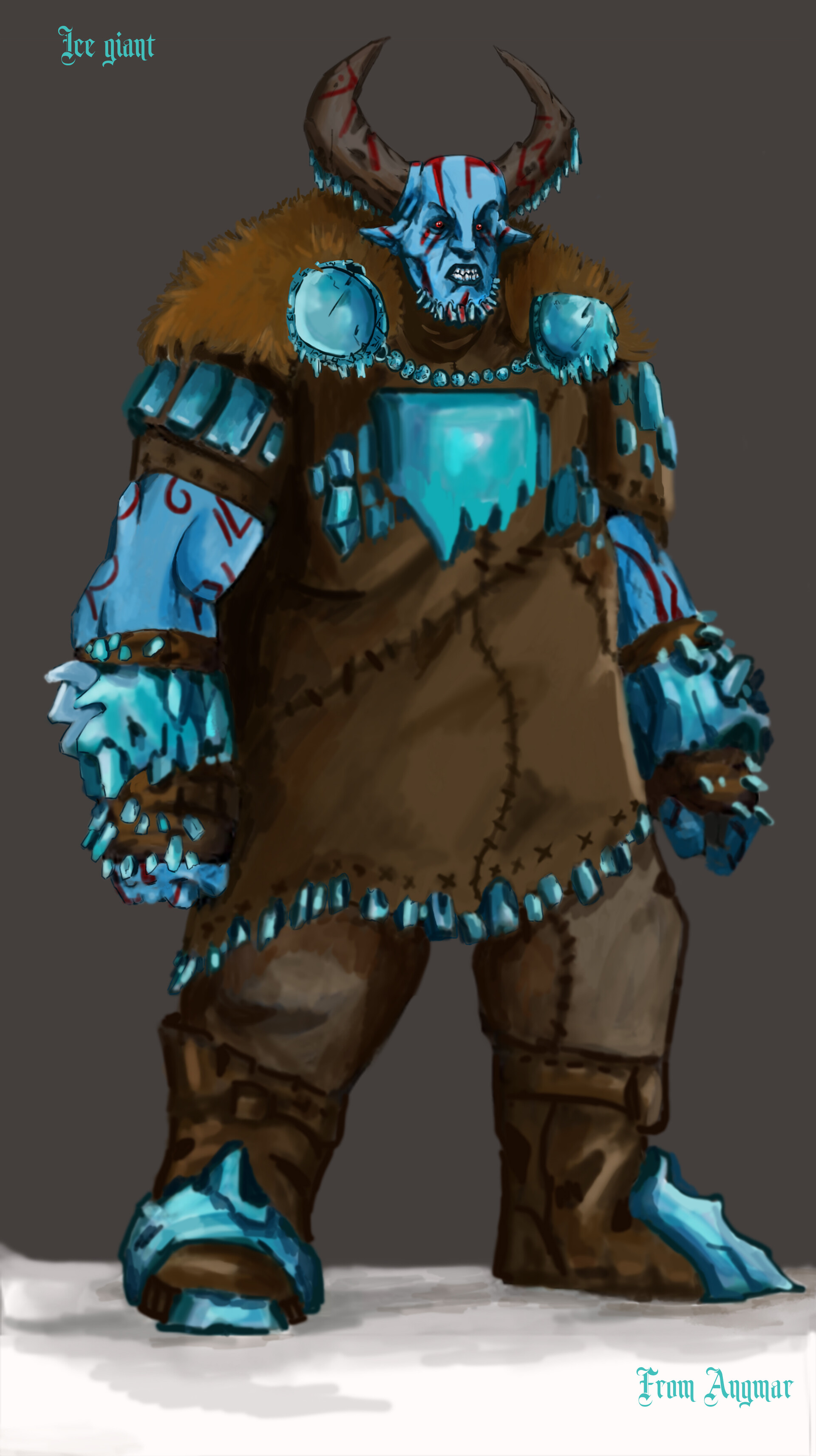ArtStation - Ice giant