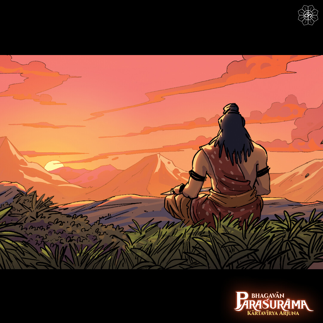 ArtStation - Bhagavan Parashurama : Kartavirya Arjuna