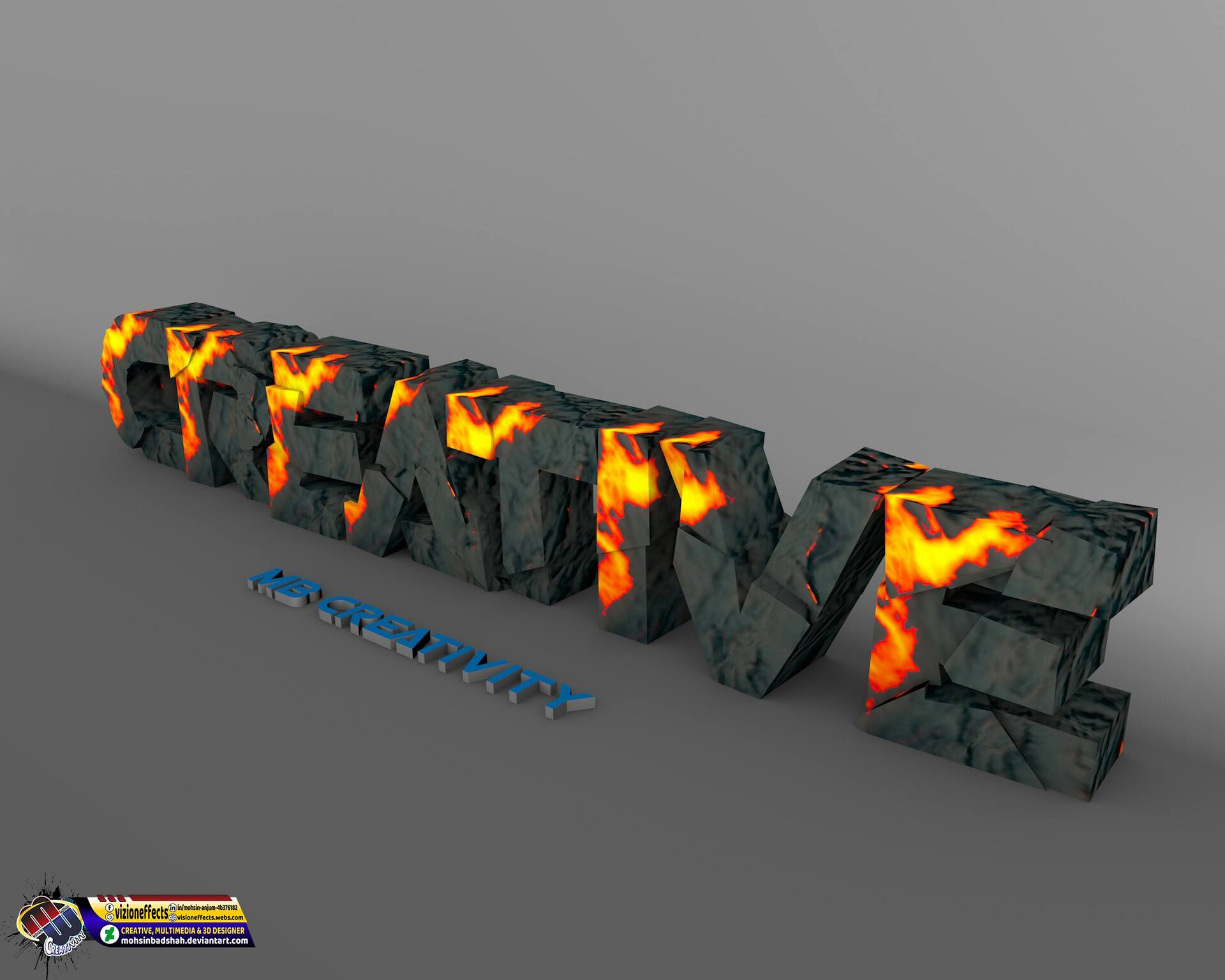ArtStation - 3D Typographical Text