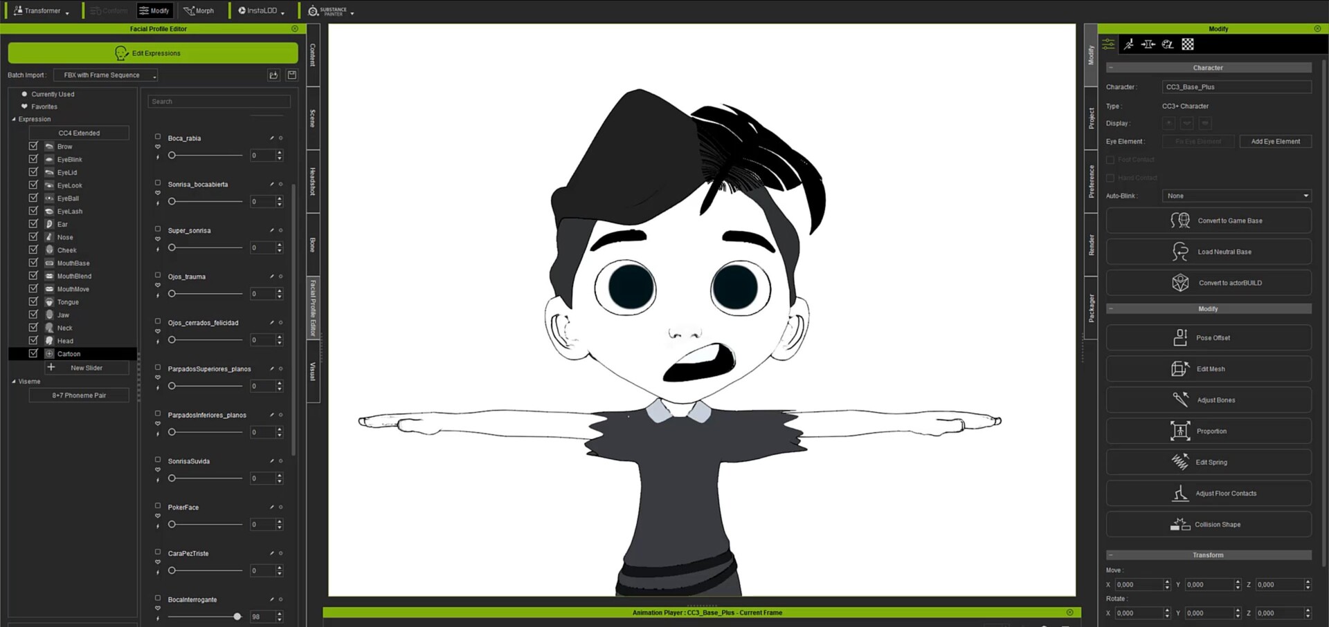 Tijerín Art - Old Disney 2D Animation Style Remade with Character Creator 4