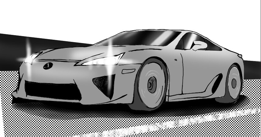 ArtStation - Lexus lfa