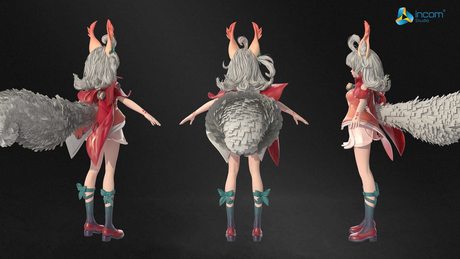 InCom Studio 3D - Aya 3D modeling - Arena of Valor Project