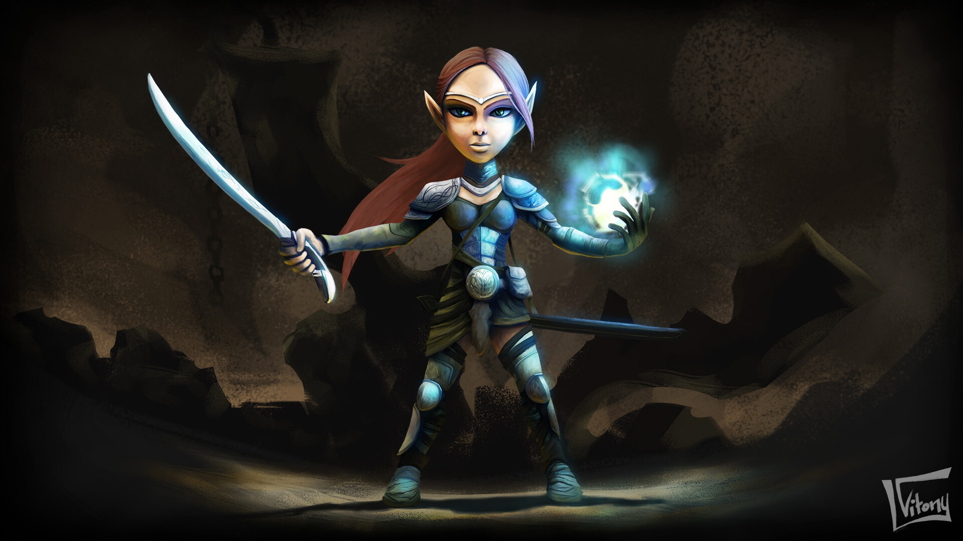 ArtStation - Magician elf