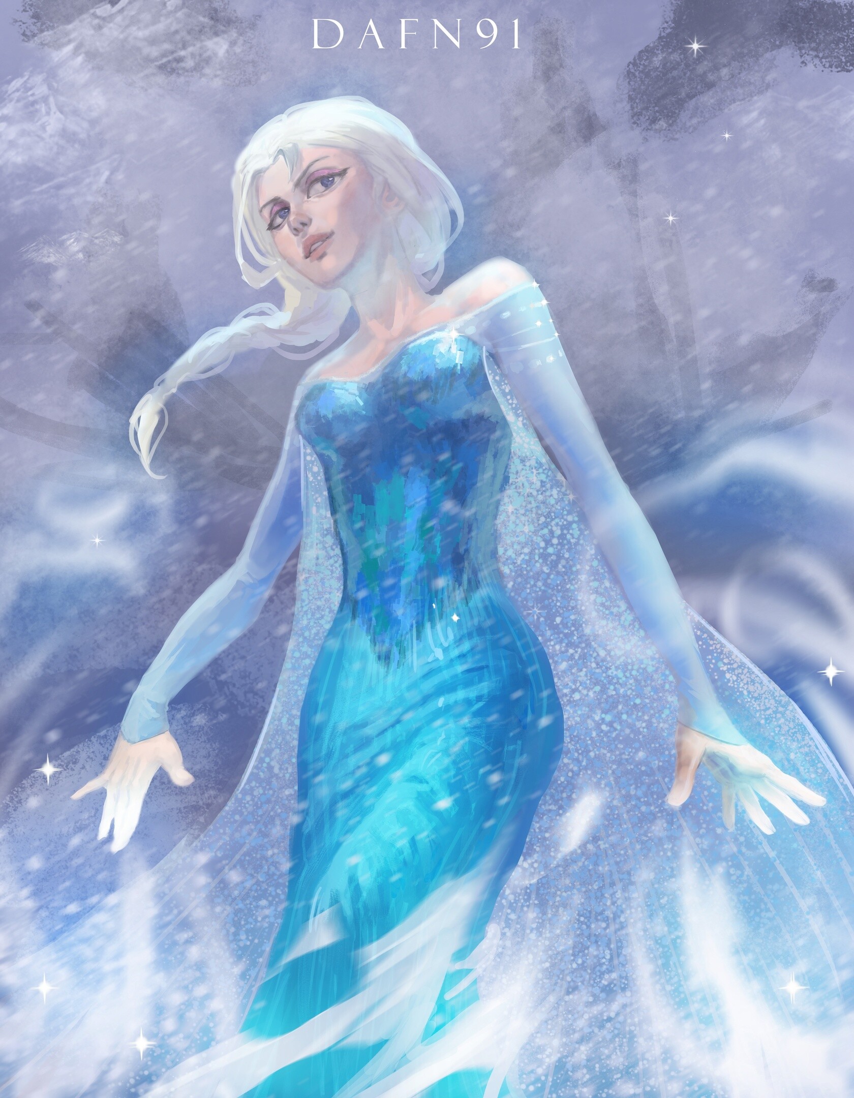 ArtStation - Elsa from "Frozen"