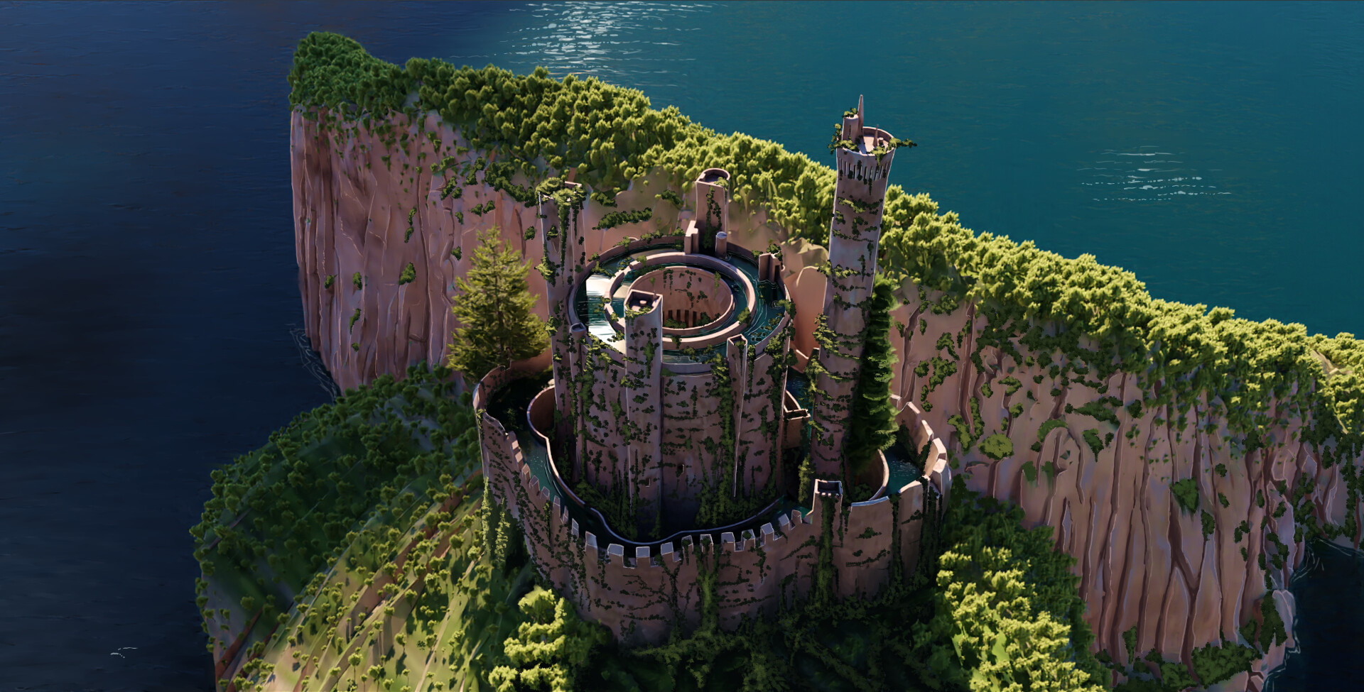 ArtStation - Abandoned Castle