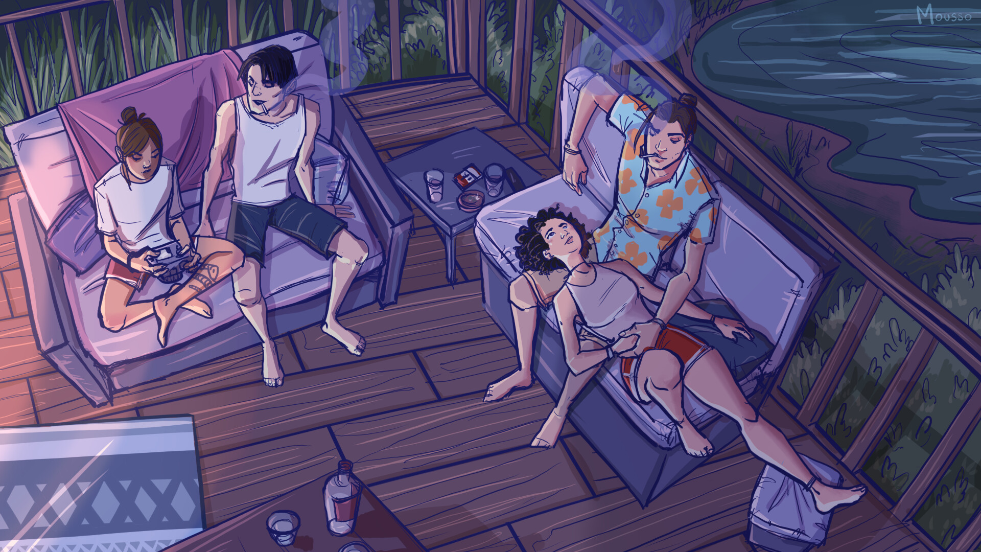 ArtStation - Chill outside