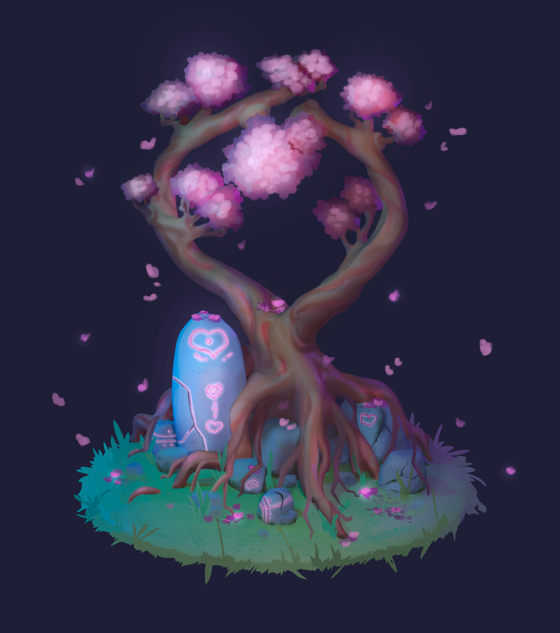 ArtStation - The tree of love