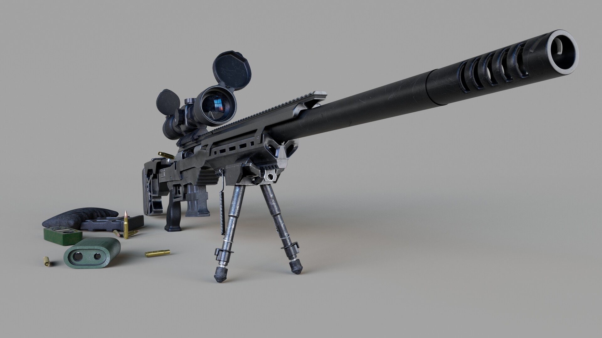 Tzur Hacohen - Israeli M24 3D Model
