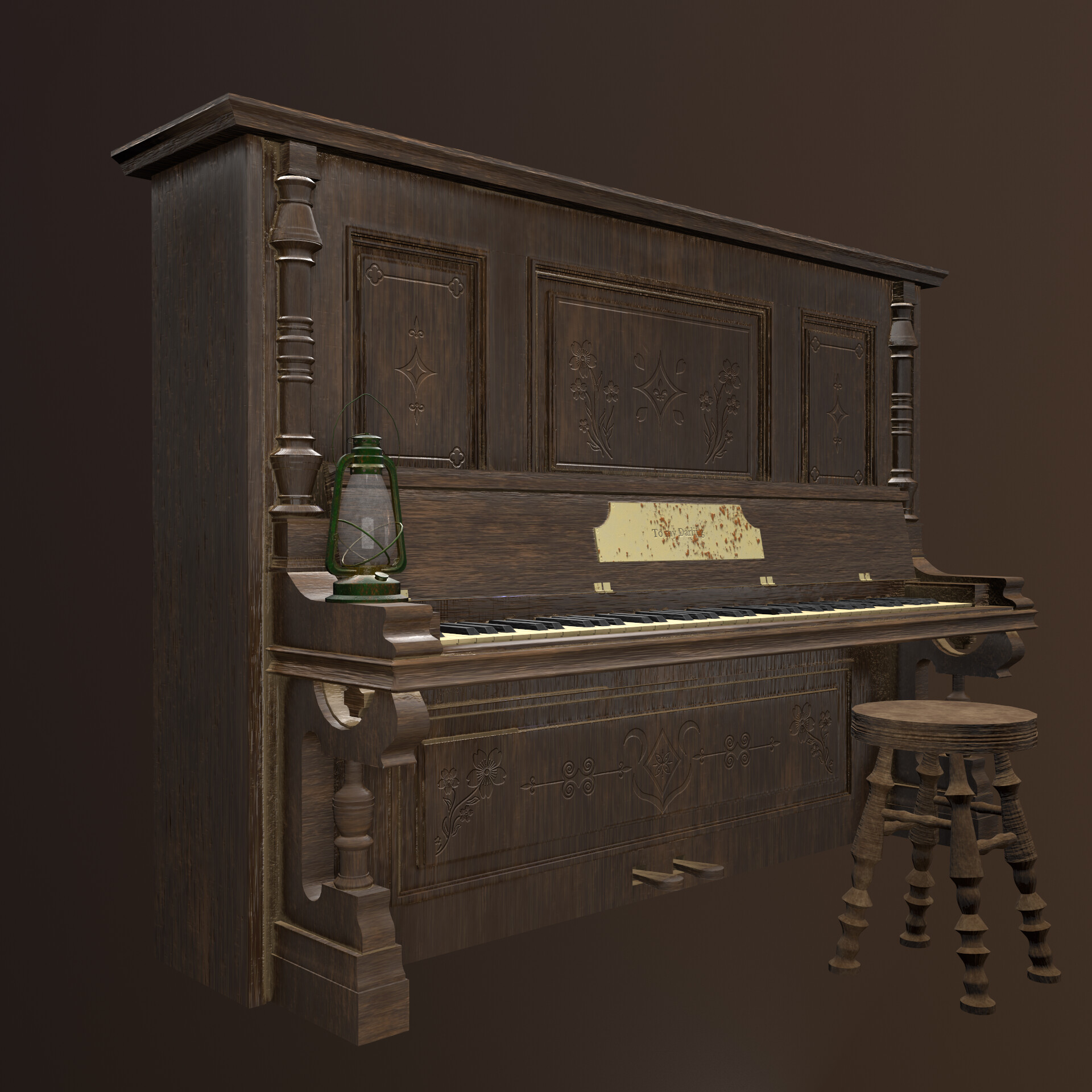 ArtStation - Western piano