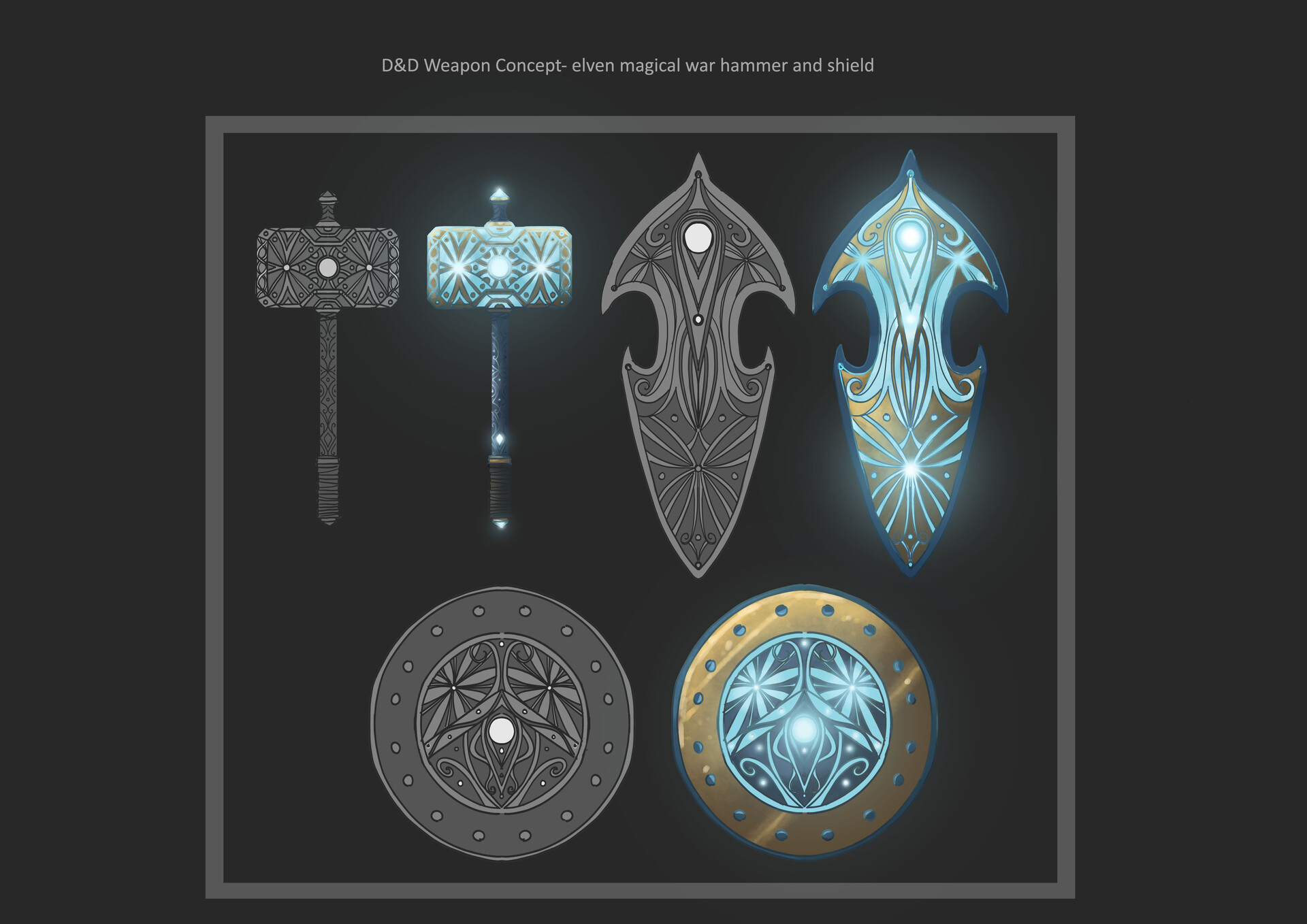 ArtStation - D&D Weapon Concept Art
