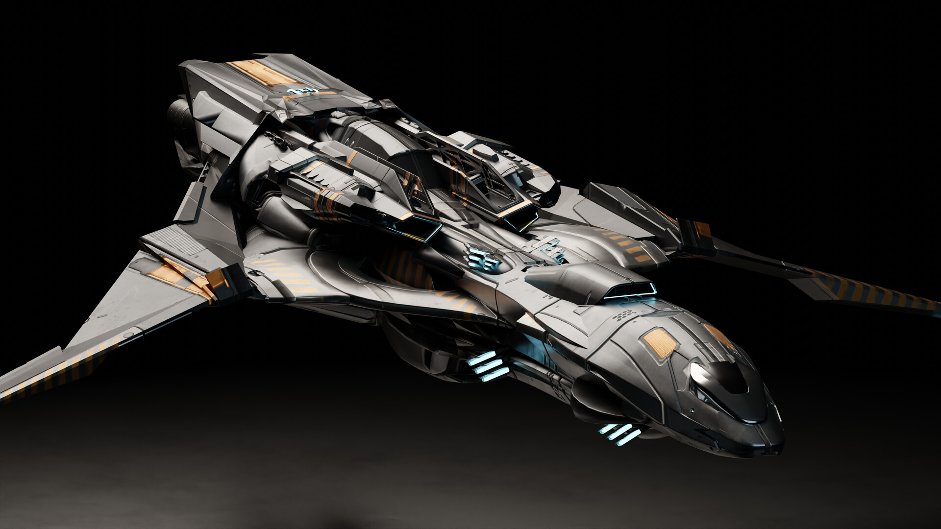 ArtStation - Striker class (concept ship)