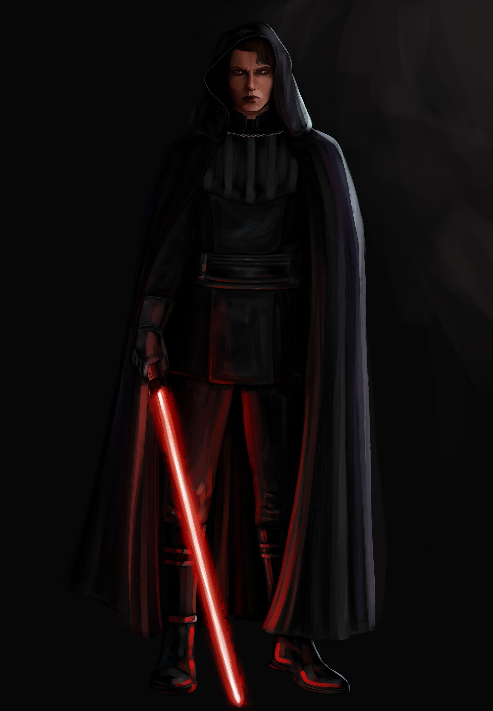 ArtStation - Suitless Darth Vader concept