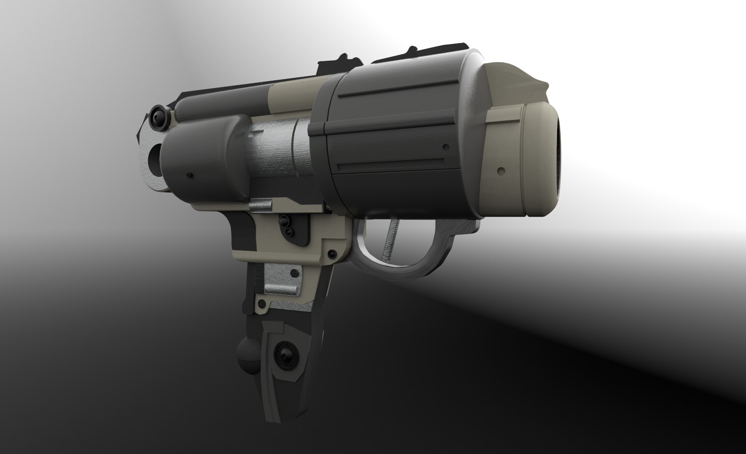 ArtStation - Futuristic Gun