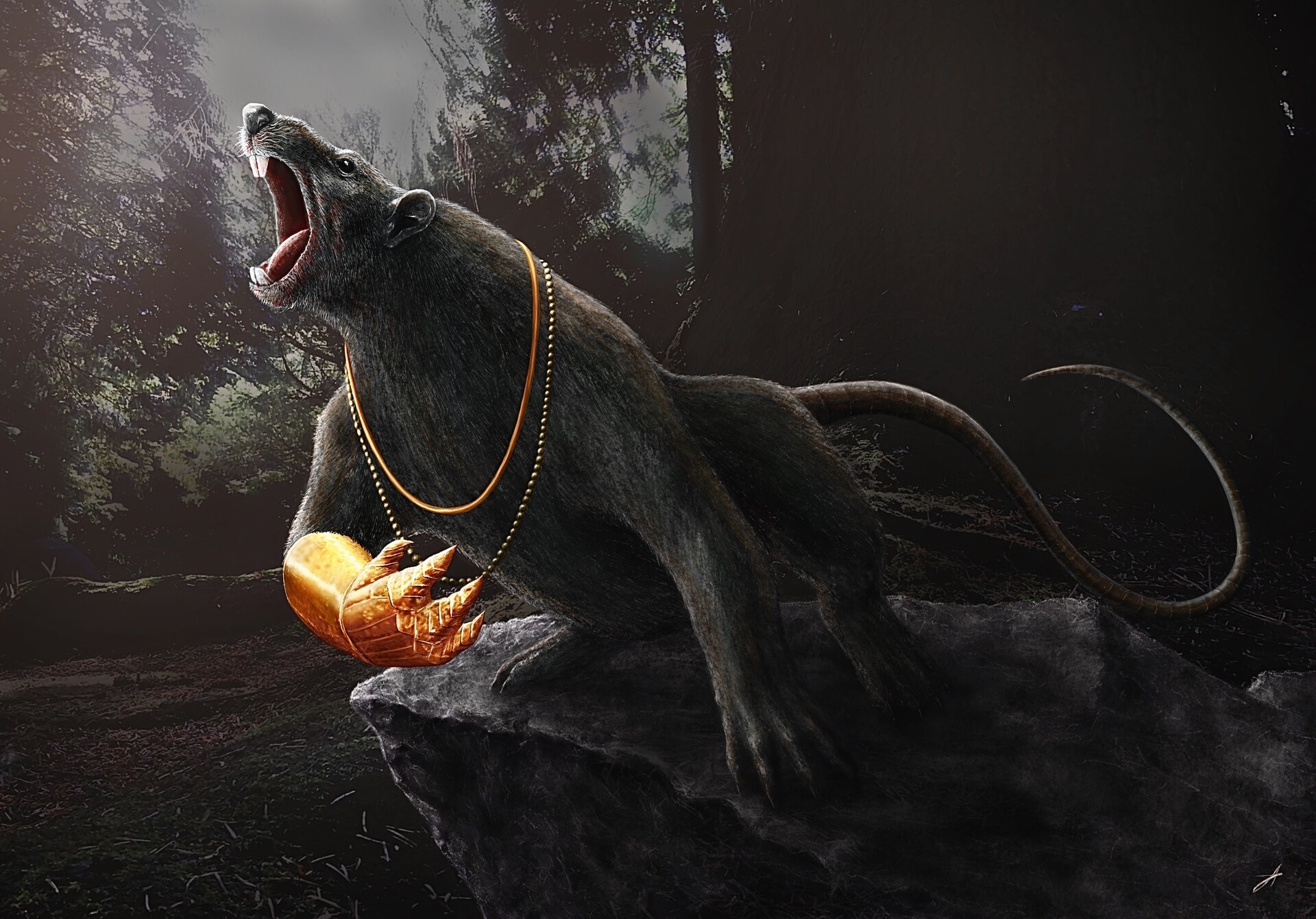 ArtStation - Razhacev, the Rat Queen