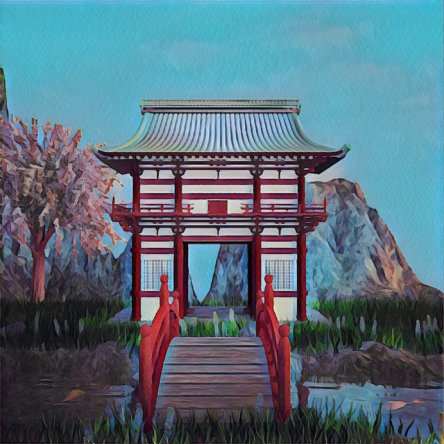 ArtStation - Japanese Temple