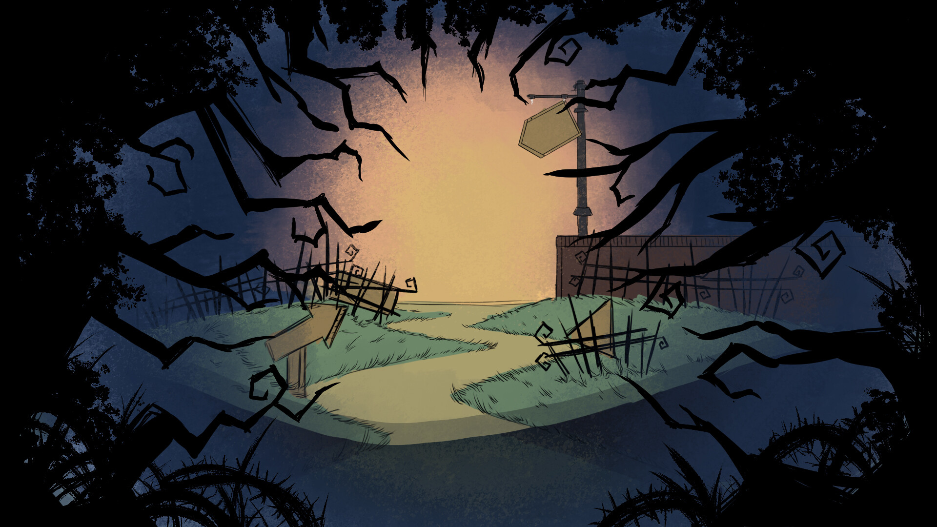 ArtStation - Backgrounds for short film 'Shortcut Home'